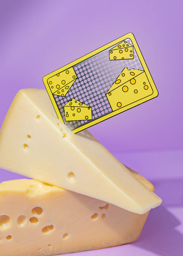 CHEESE GRATER GRINDER CARD